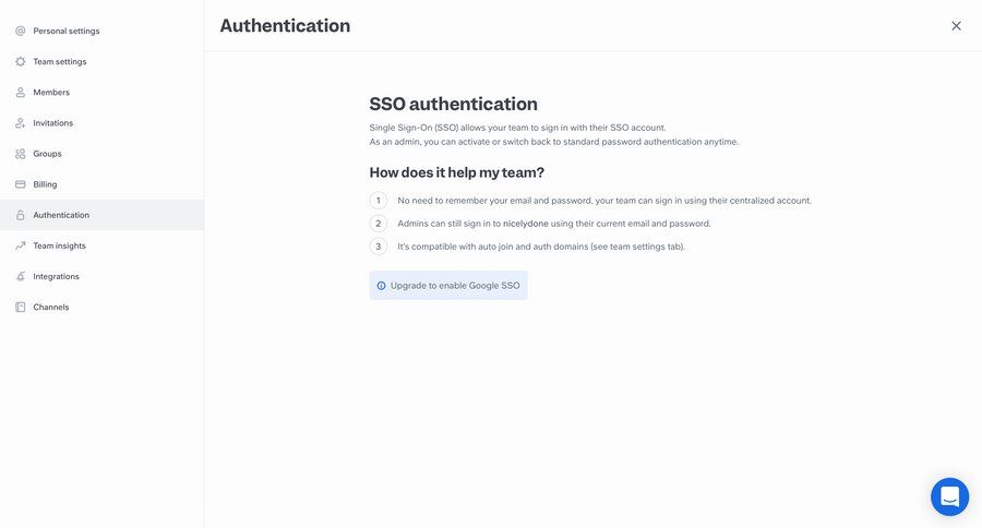 SSO integration UI/UX design design examples | Nicelydone
